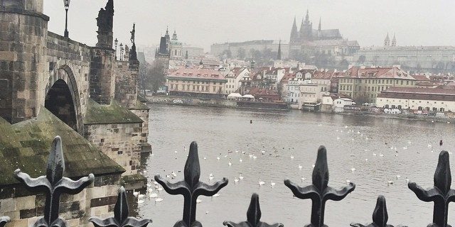 Love locks spotted along the Charles Bridge in Prague.️ - MakeLoveLocks.com