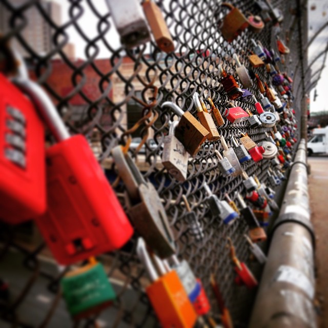 Make love locks not war boston massave bridge karma picoftheday ...