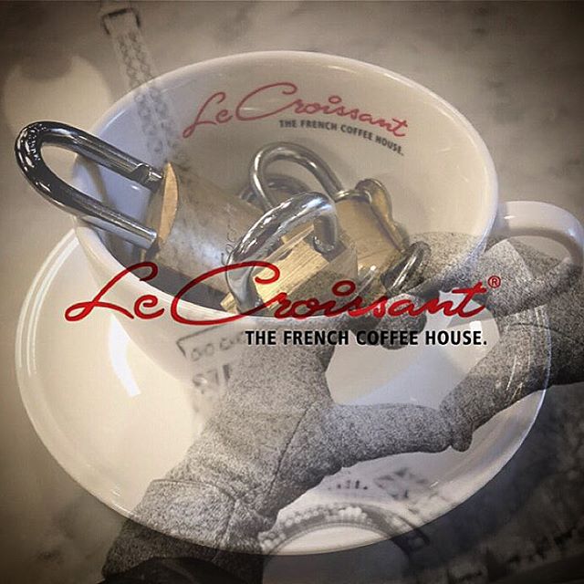 Love locks️ lovelocks lecroissant the french coffee house a love ...